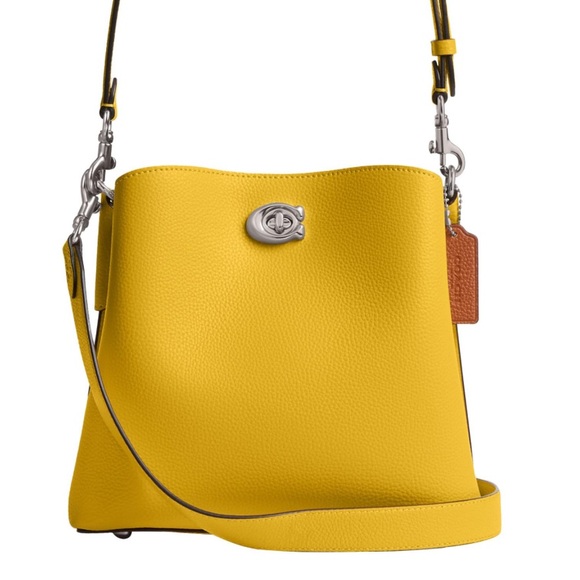 Coach | Bags | Coach Yellow Bucket Bag | Poshmark